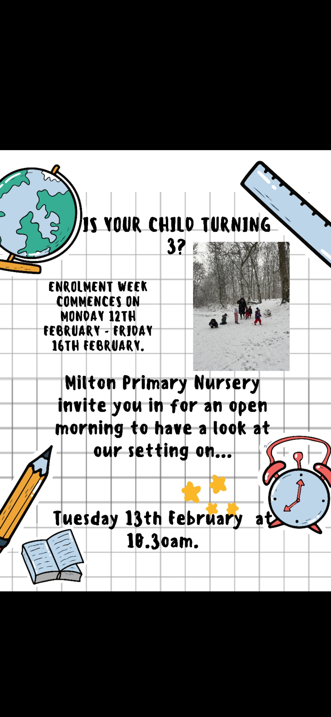 Nursery Invite – Milton Primary School